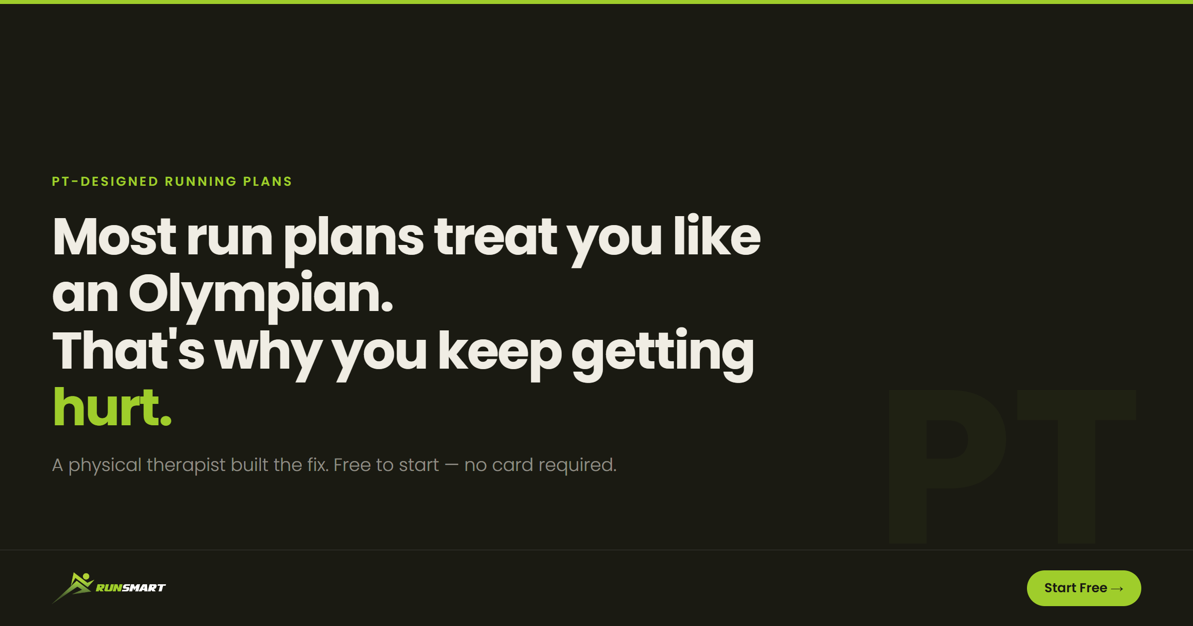 RunSmart — PT-Designed Running Plans Built to Keep You Healthy